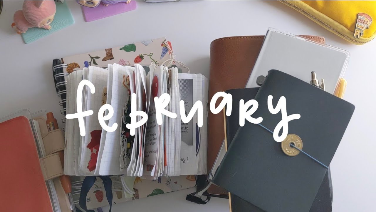 February planner & journal update | moterm personal rings/plotter mini ...