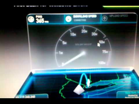optimum speed test - YouTube