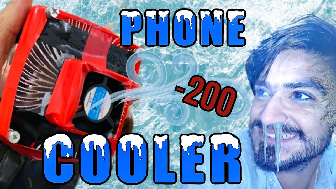 How to make a Phone Cooler Easy at Home - YouTube