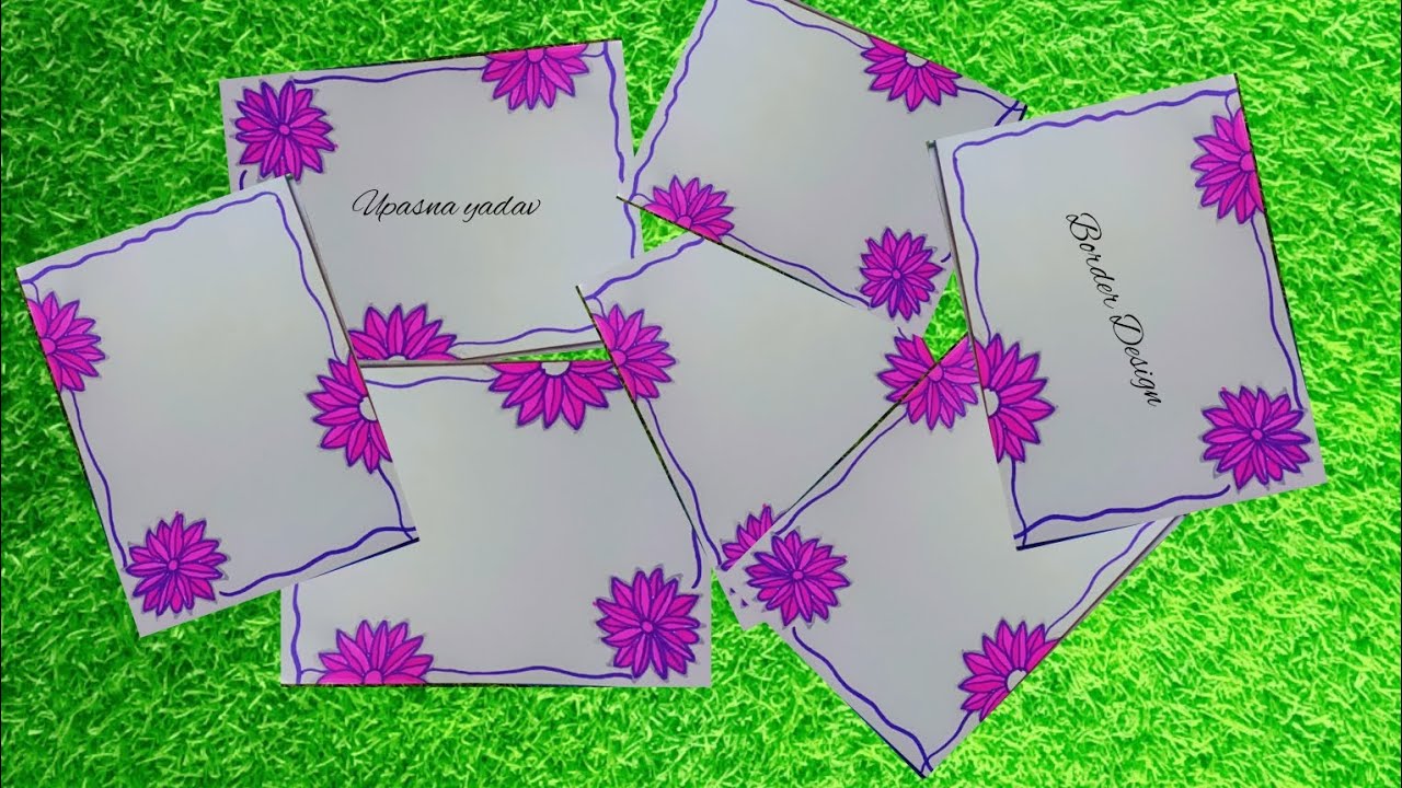 BEAUTIFUL BORDER DESIGN/PROJECT WORK DESIGNS/FILE/FRONT PAGE DESIGN FOR ...