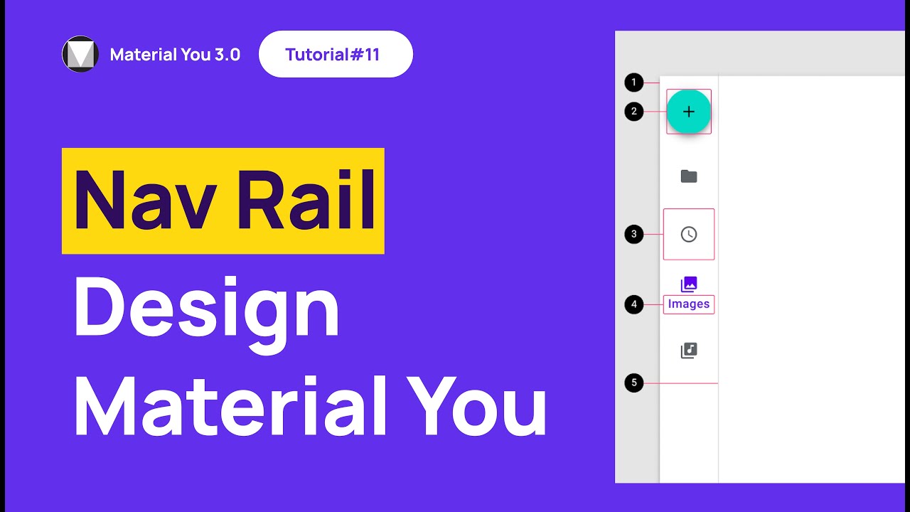 Navigation Rail Design | Material You 3.0 (Urdu//Hindi) - YouTube