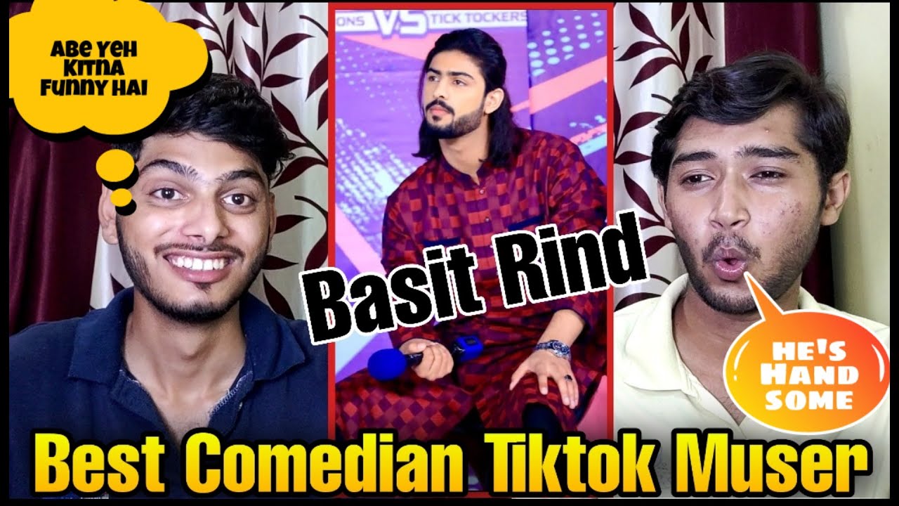 Indian Reaction on Basit Rind Comedy TikTok Videos | Best Pakistani ...