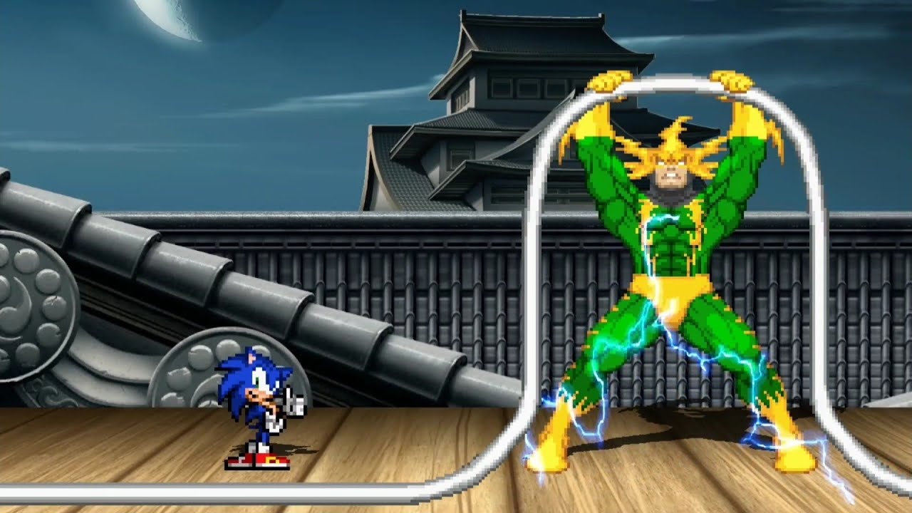 SONIC vs ELECTRO - Highest Level Incredible Epic Fight! - YouTube