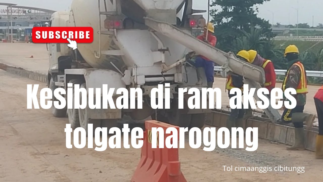 Kesibukan di ram akses tolgate narogong - YouTube