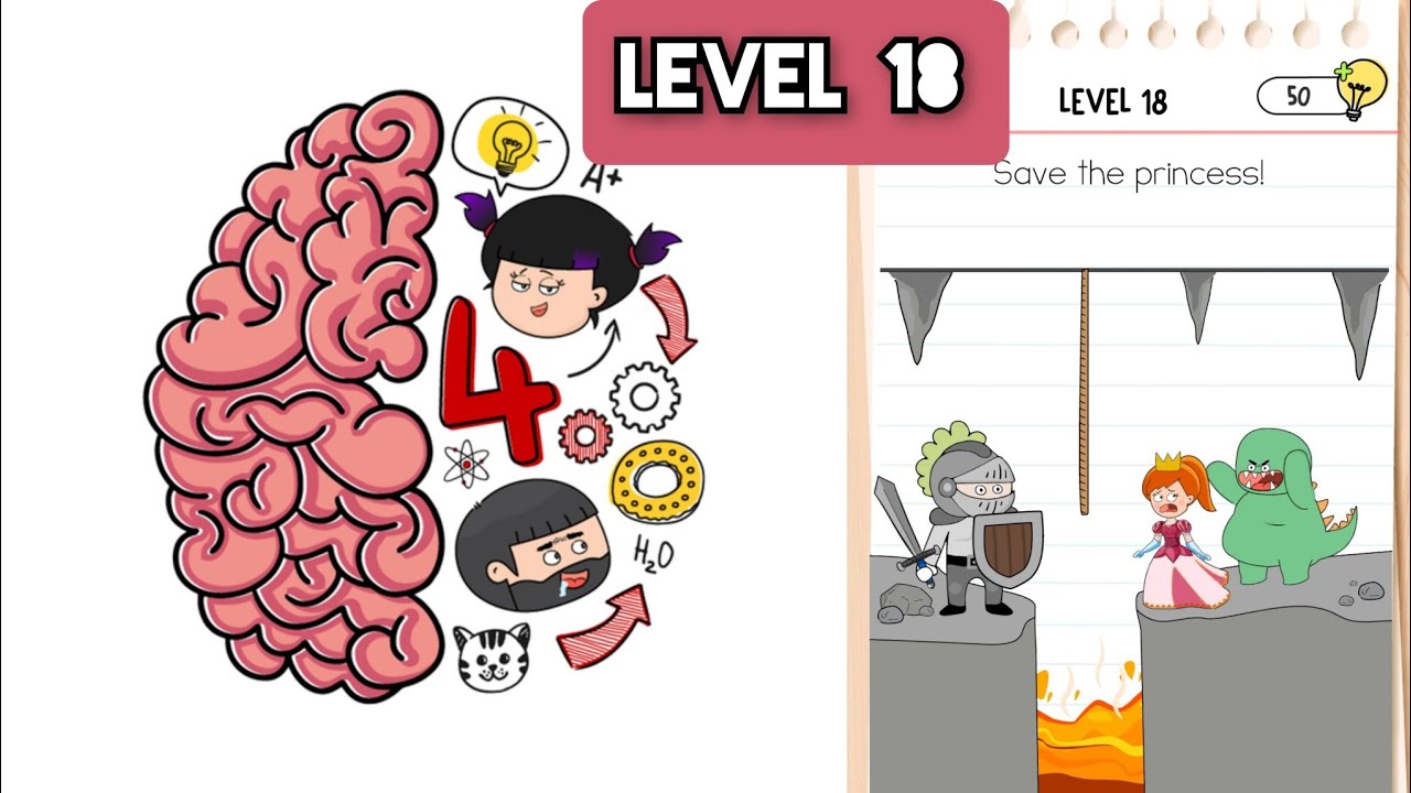 Brain test 4 level 18 | brain test 4 level 18 - YouTube