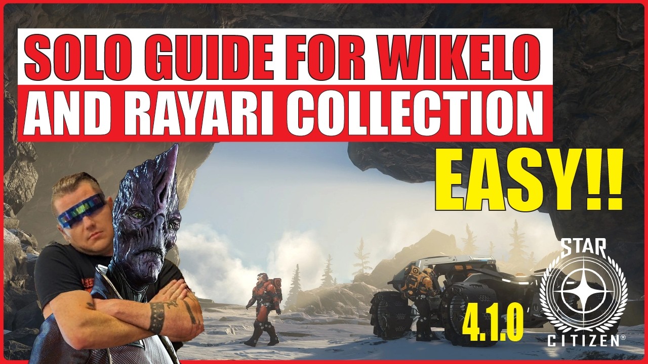 Guide for EASY Wikelo and Rayari Materials Solo | Star Citizen - YouTube