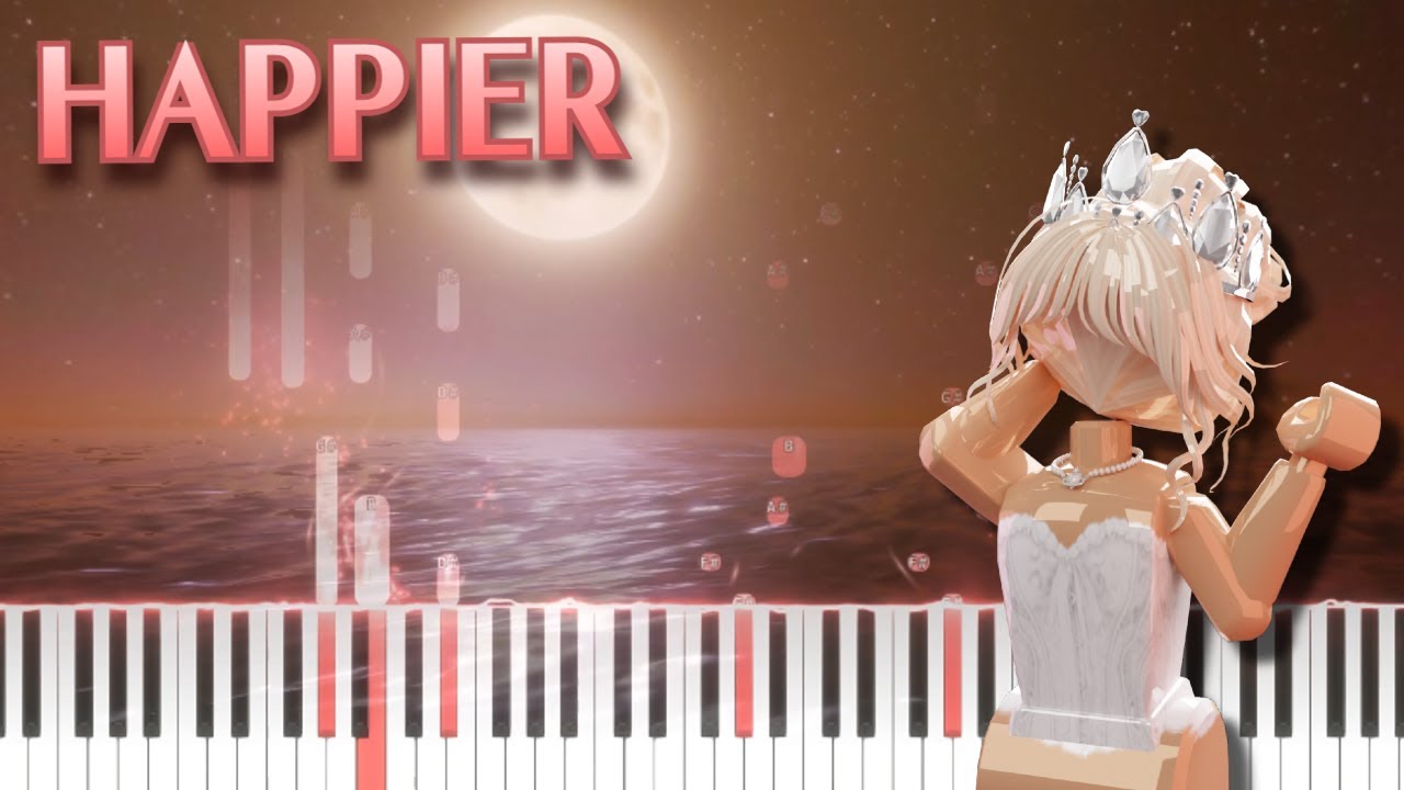 Happier By Olivia Rodrigo (ROBLOX PIANO VERSION) - YouTube