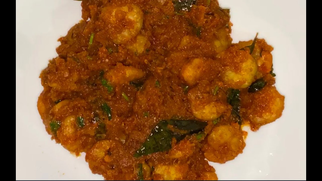 Prawns in sweet & hot curry (prawn Patia) - YouTube