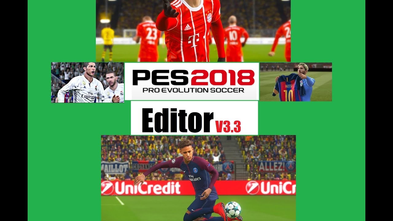 PES 2018 Editor V3 (download link in description) - YouTube