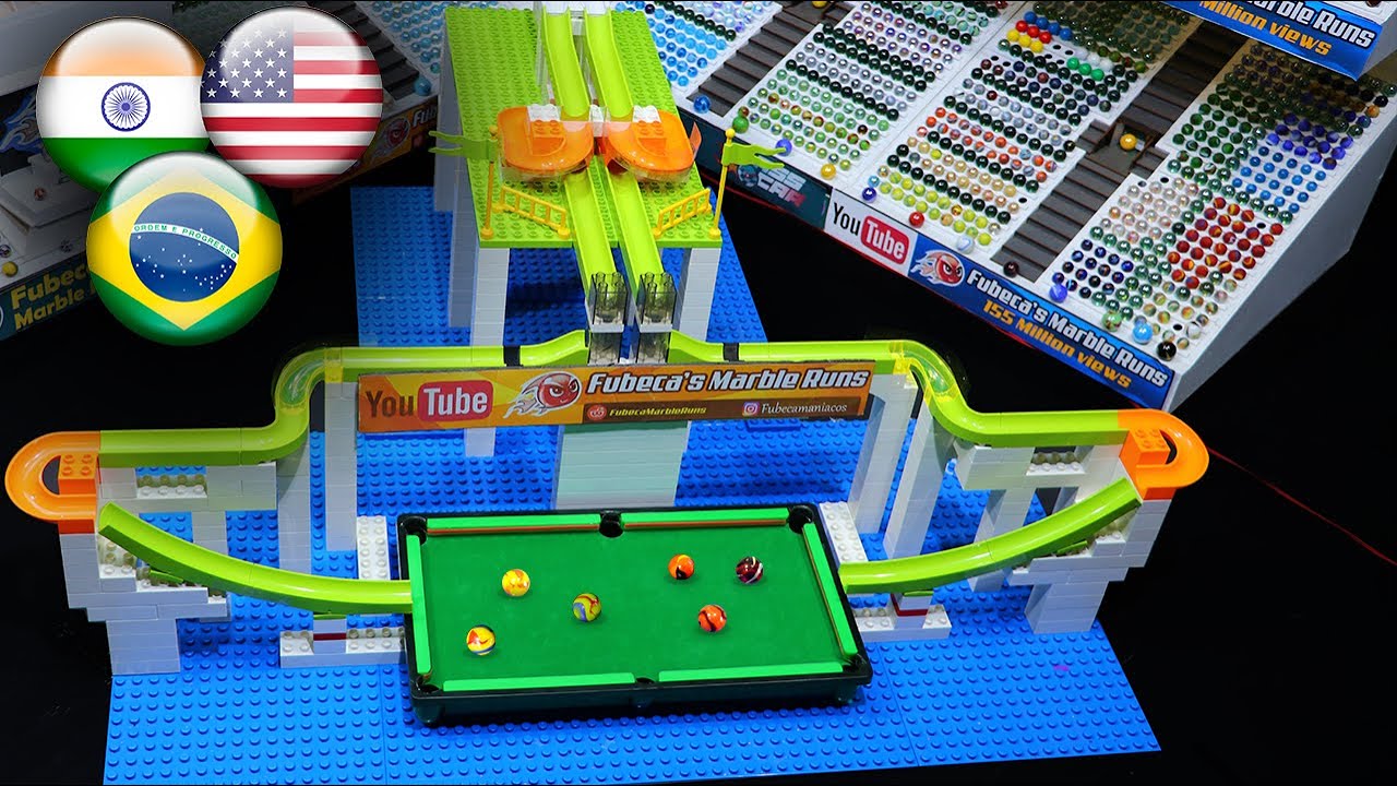 Marble Pool Game - Friendly tournament #47 of marbles with 16 ...