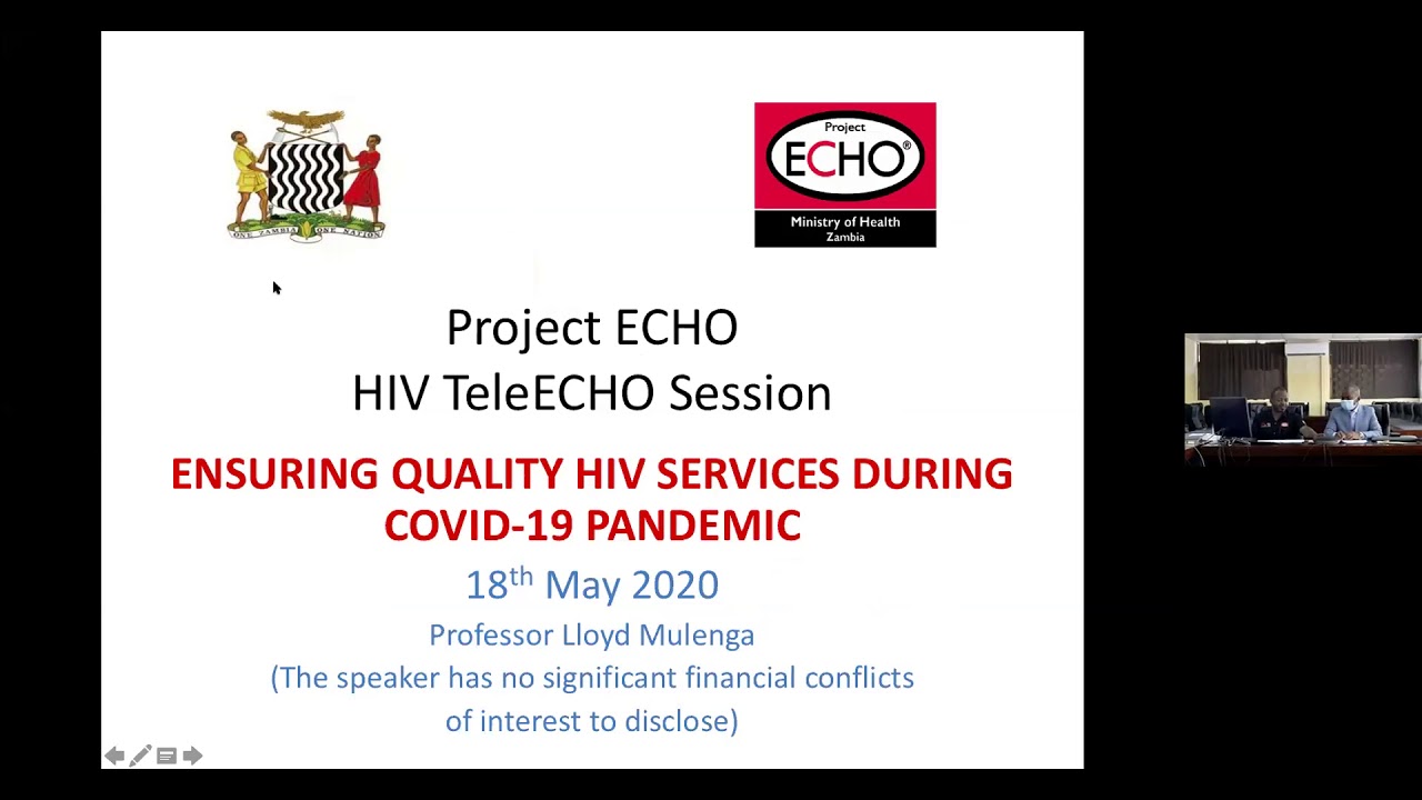 MOH Zambia ECHO Presentation 18th May 2020 - YouTube