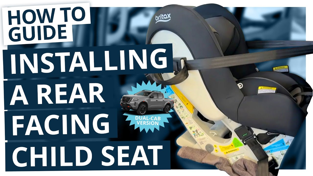How to install a rear facing child seat in a ute (with ISOFIX) - YouTube