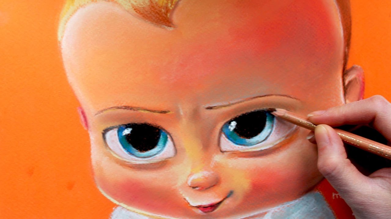 Speed Drawing: THE BOSS BABY ♛ (Animation, 2017) | marymagic - YouTube