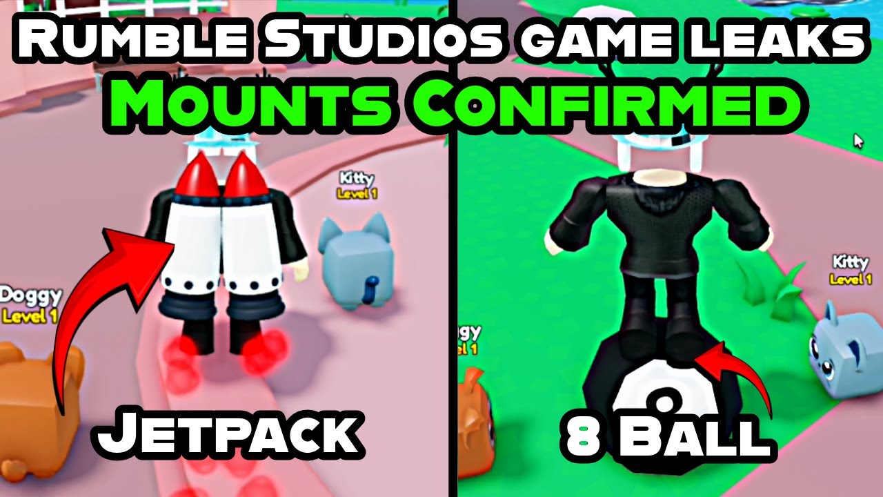 🐶 MOUNTS CONFIRMED, HOVERBOARDS, JETPACKS AND MORE - RUMBLE STUDIOS NEW ...