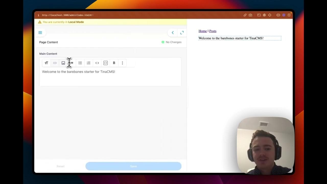 Setting up a TinaCMS Site + Adding your 1st field - YouTube