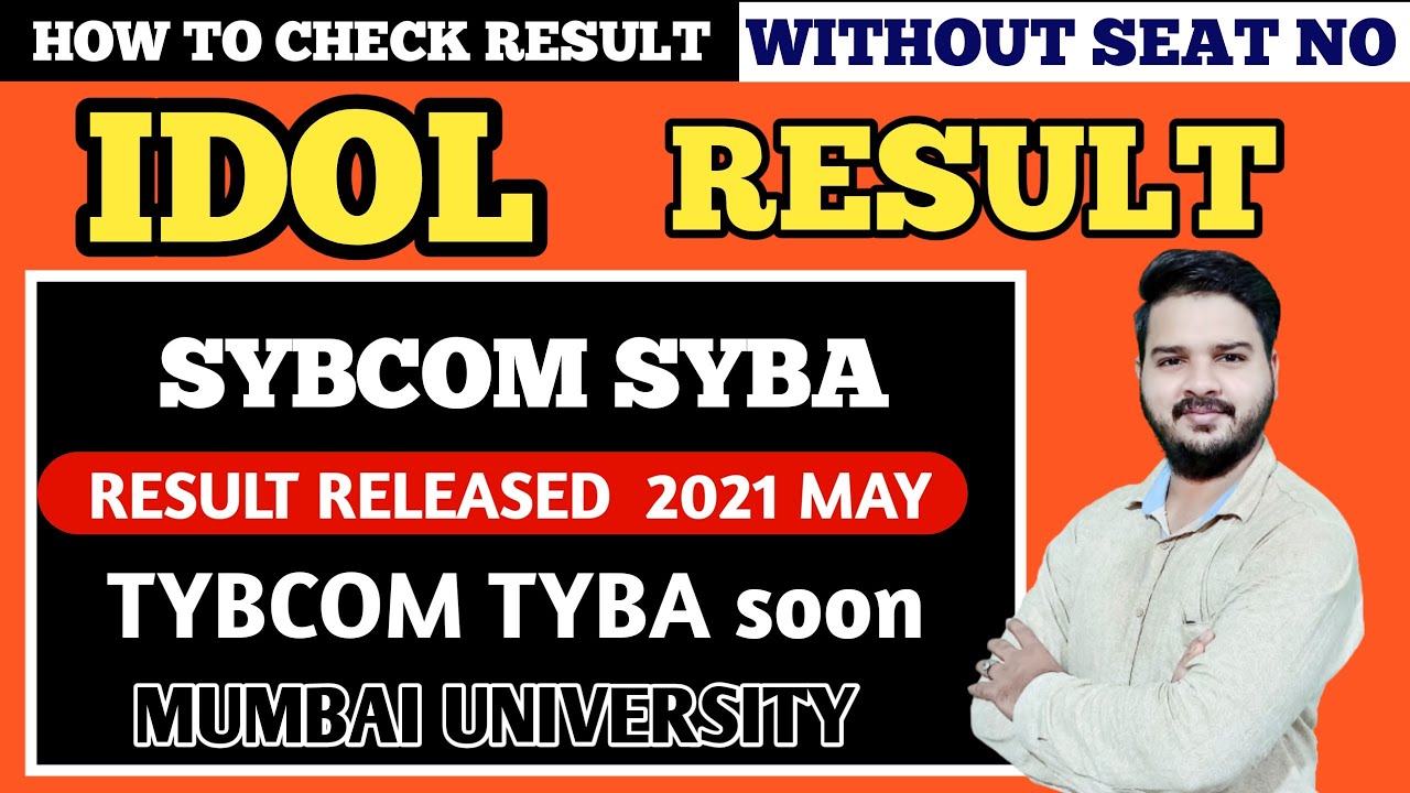 IDOL result declared|SYBCOM|Syba|TYbcom|Tyba|Mcom Part 1/2|IDOL Result ...