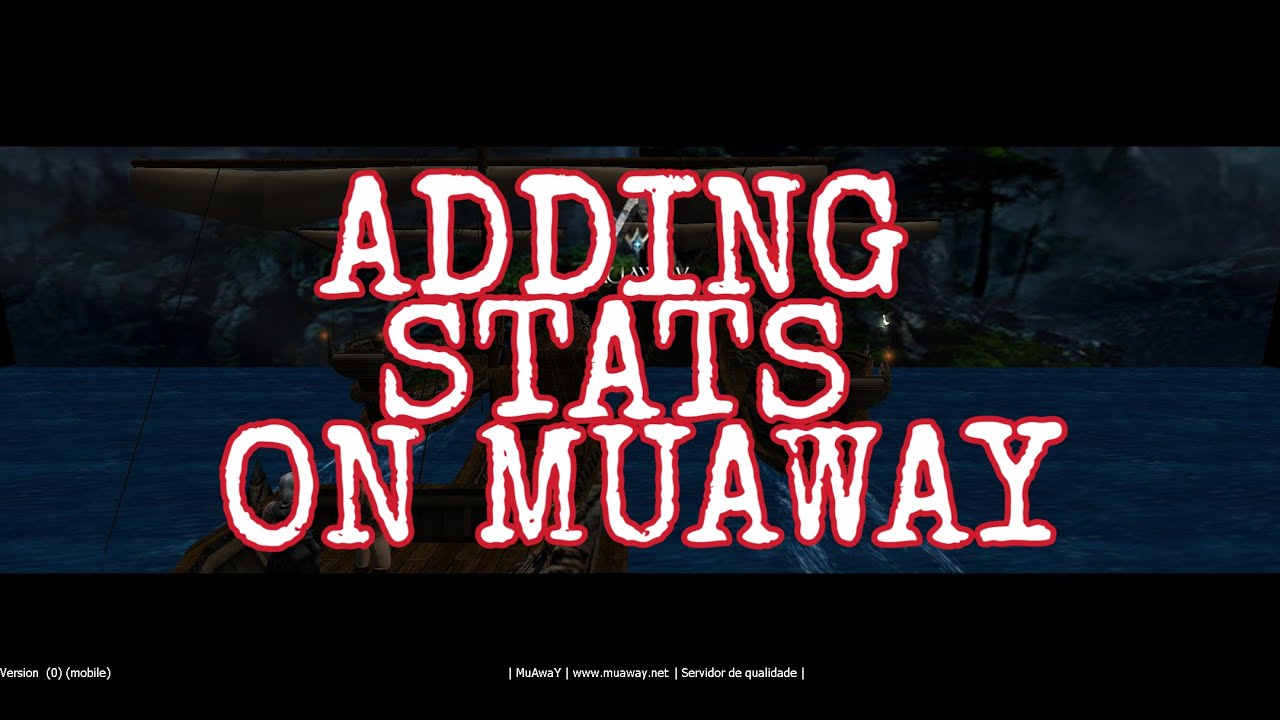 How to quick add stats on muaway - YouTube