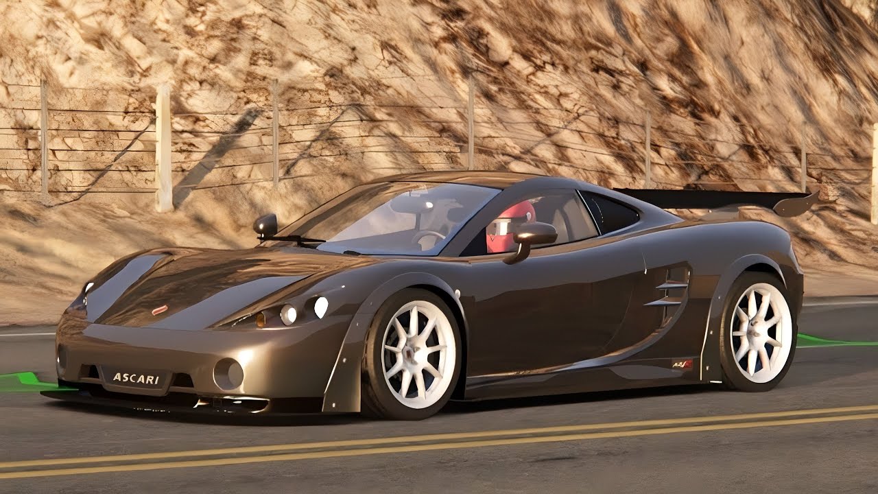 Aston martin ascari fabb car : assetto corsa - YouTube