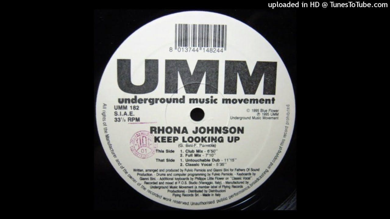 RHONA JOHNSON - KEEP LOOKING UP(F.O.S MIX) - YouTube