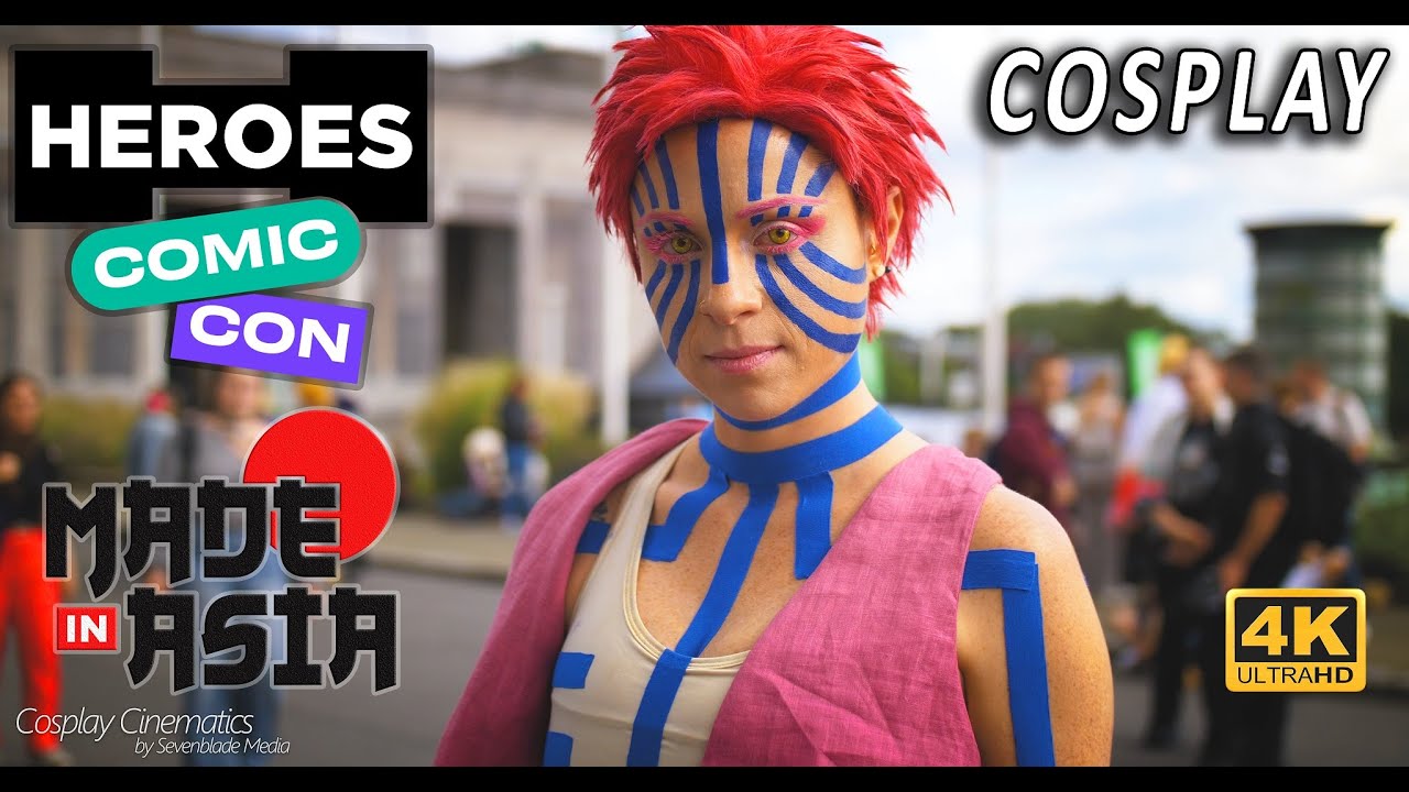 Heroes Comic Con Belgium + Made In Asia 2023 in Brussels - 4k Cosplay ...