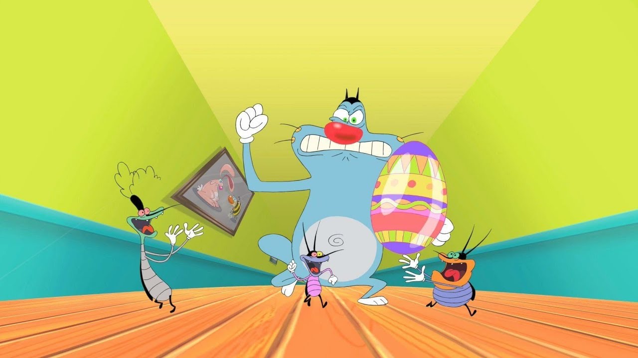 Oggy and the cockroaches season 7 very funny house in jungle - YouTube