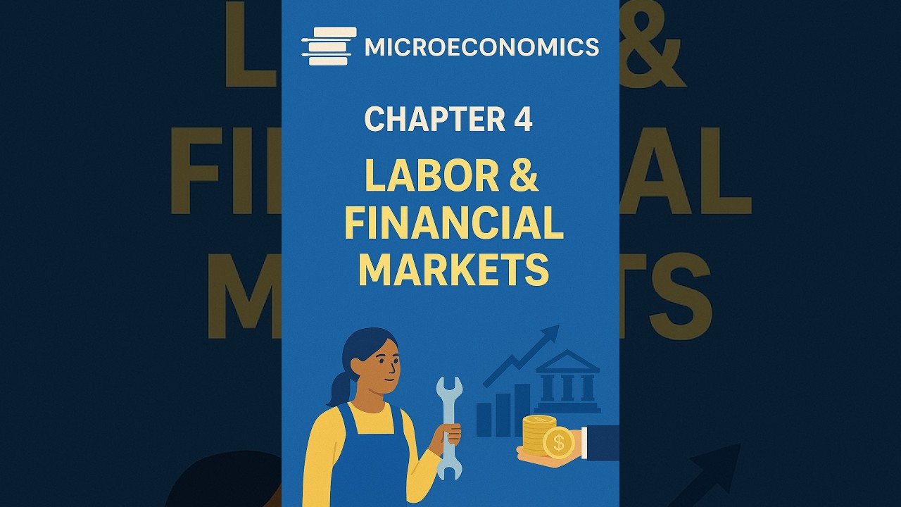 OpenStax Microeconomics Lecture 4 Labor & Financial Markets - YouTube