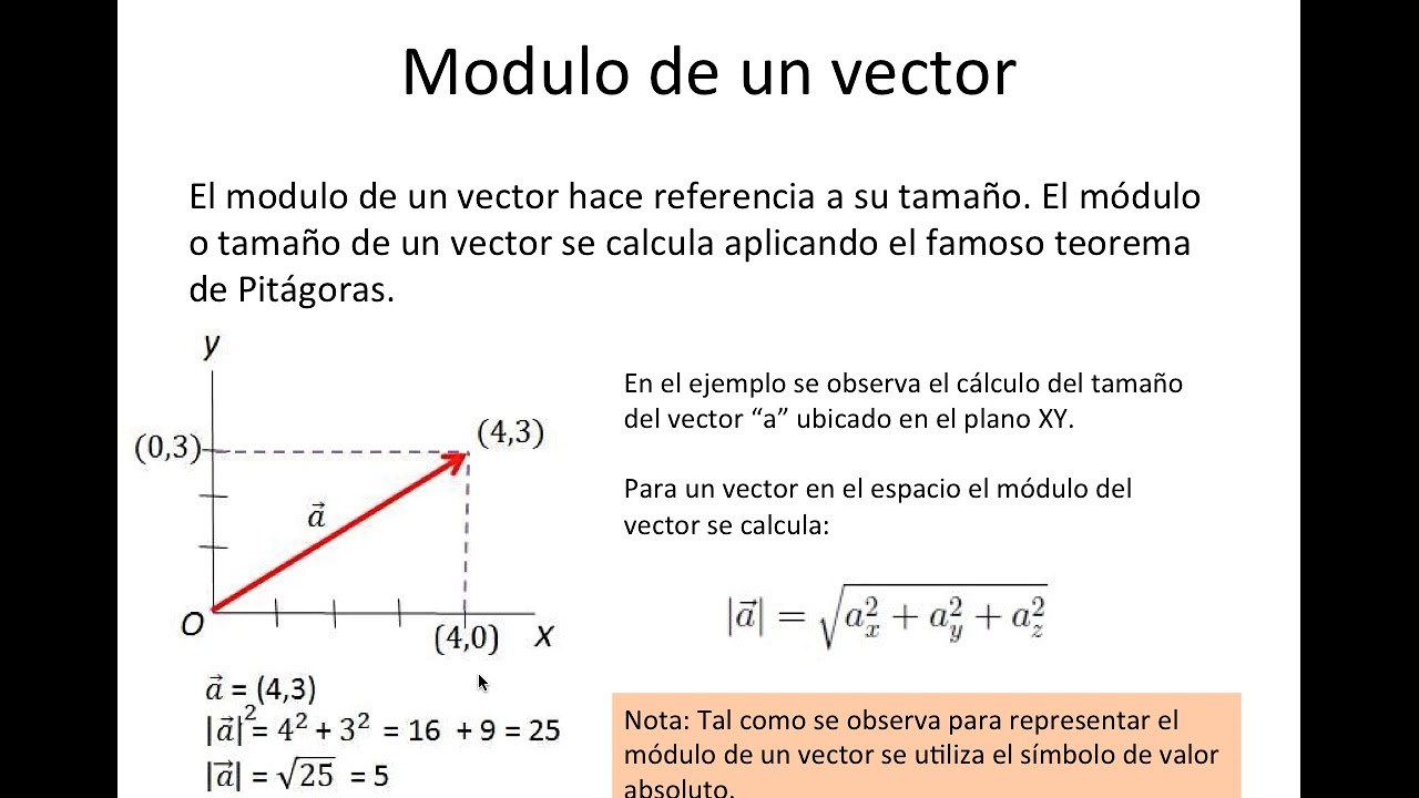 Vectores y su operatoria - YouTube