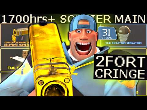 1700+ Hour Soldier Plays 2Fort🔸TF2 Gameplay
