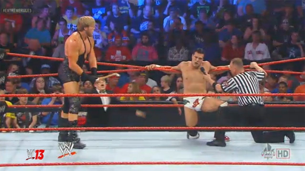 WWE Extreme Rules 2013 - Alberto Del Rio vs Jack Swagger I Quit Match ...