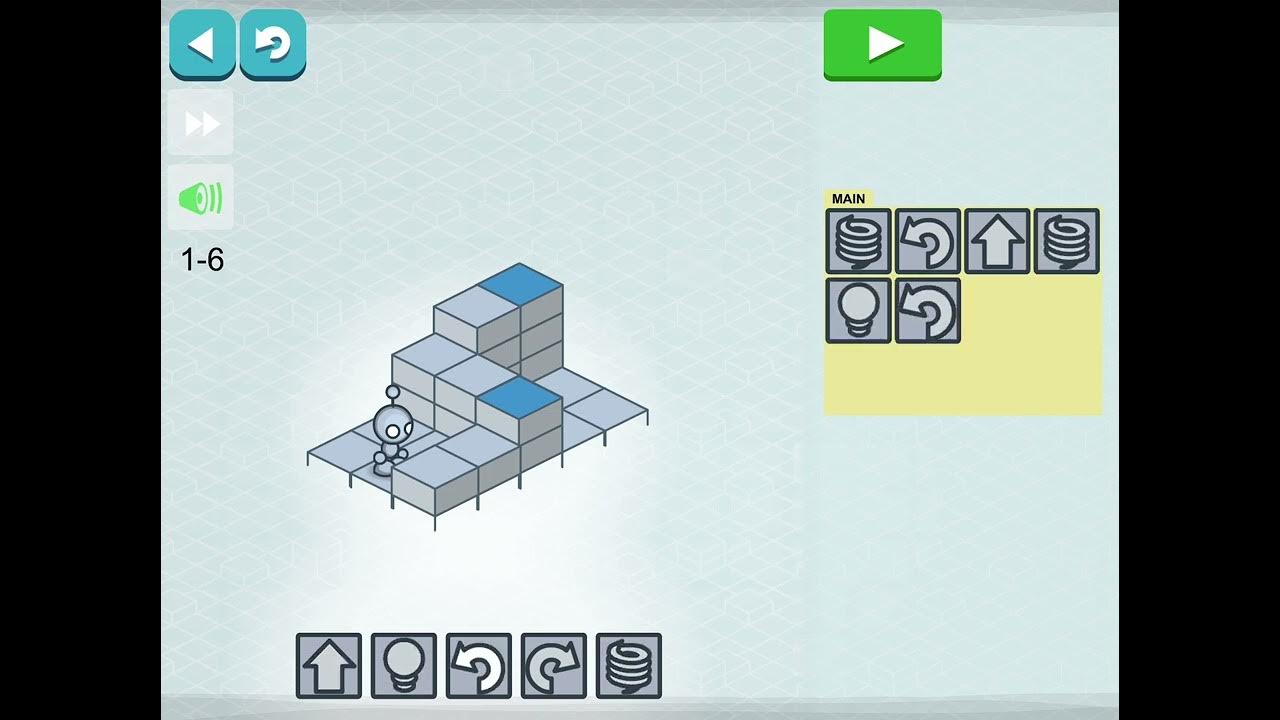 Lightbot Code Hour Level 1 Solutions - YouTube
