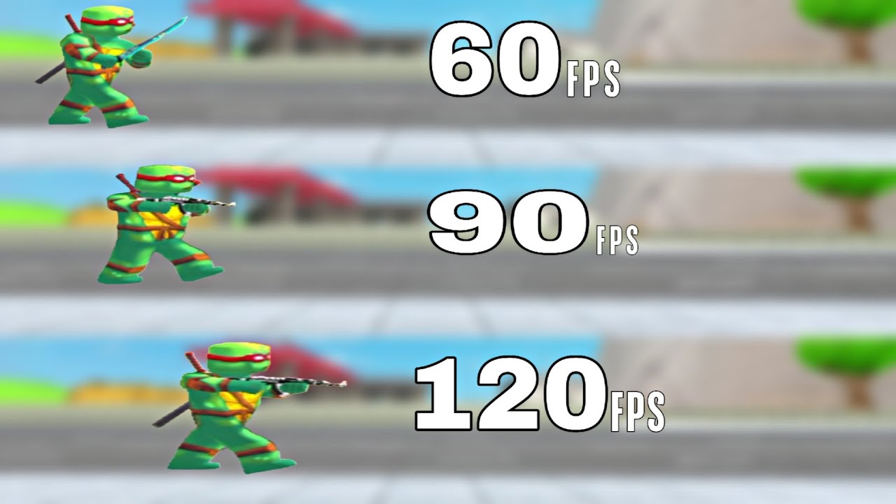 FPS COMPARISON | KUBOOM 3D | 60FPS VS 90 FPS VS 120FPS | WHICH FPS IS ...