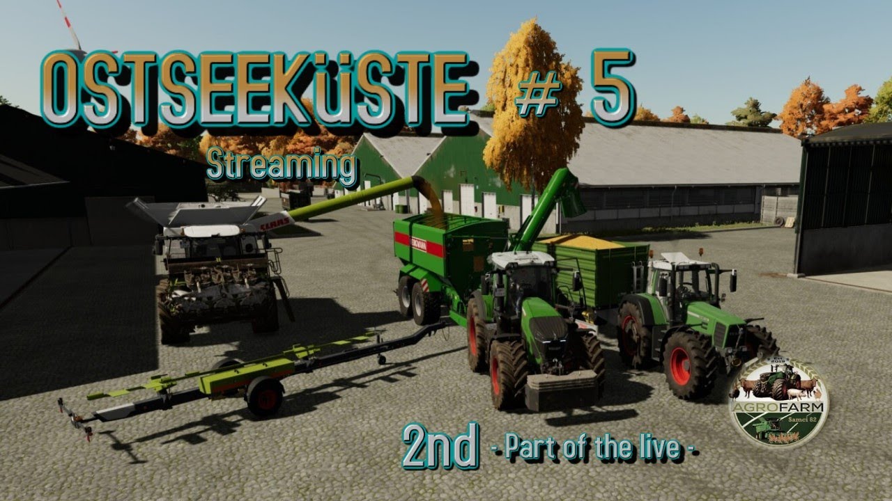 ️‍🔥FS22-Ostseeküste map / Episode # 5/2 - second part of the LIVE - YouTube