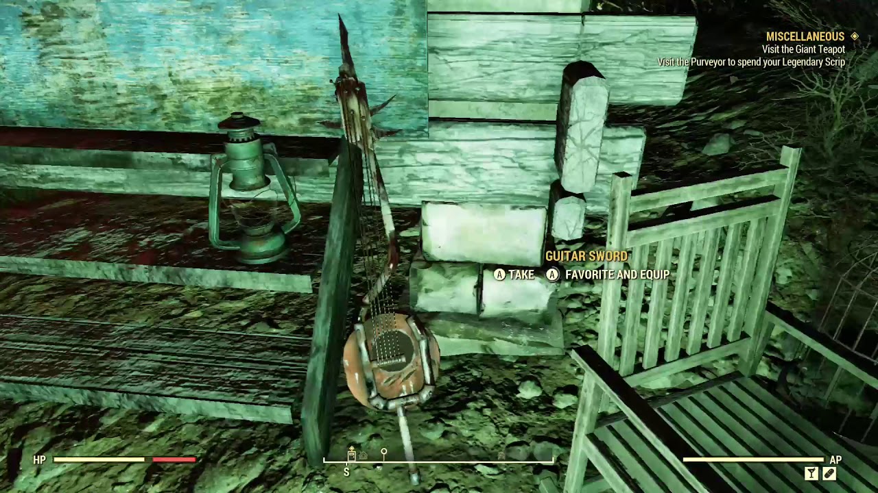 Guitar Sword Location - Fallout 76 - YouTube