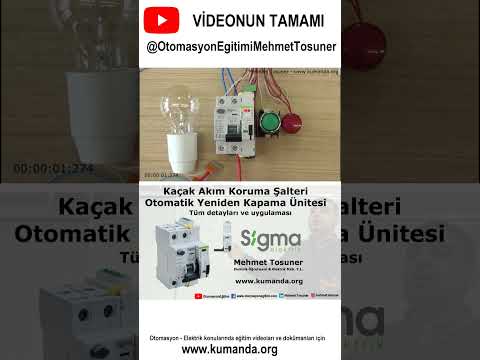 Kaçak Akım Koruma Şalteri Otomatik Yeniden Kapama Ünitesi – Sigma SCRC 03 - Mehmet Tosuner