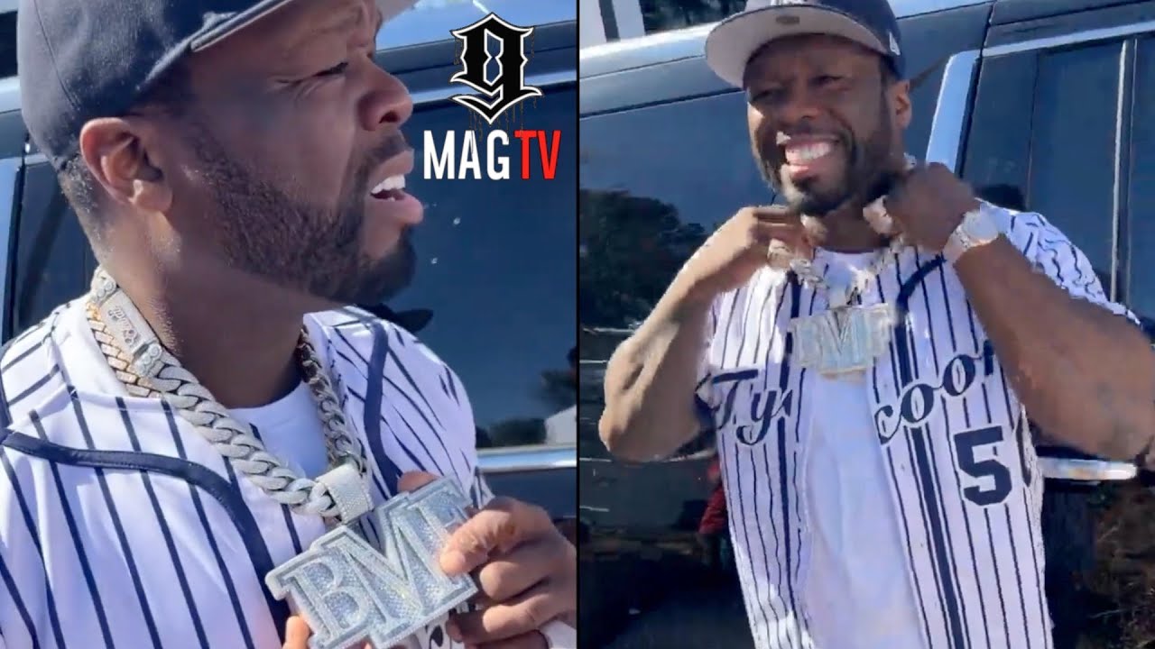 50 Cent Rocks Lil Meech HUGE $1M "BMF" Chain! ⛓ - YouTube