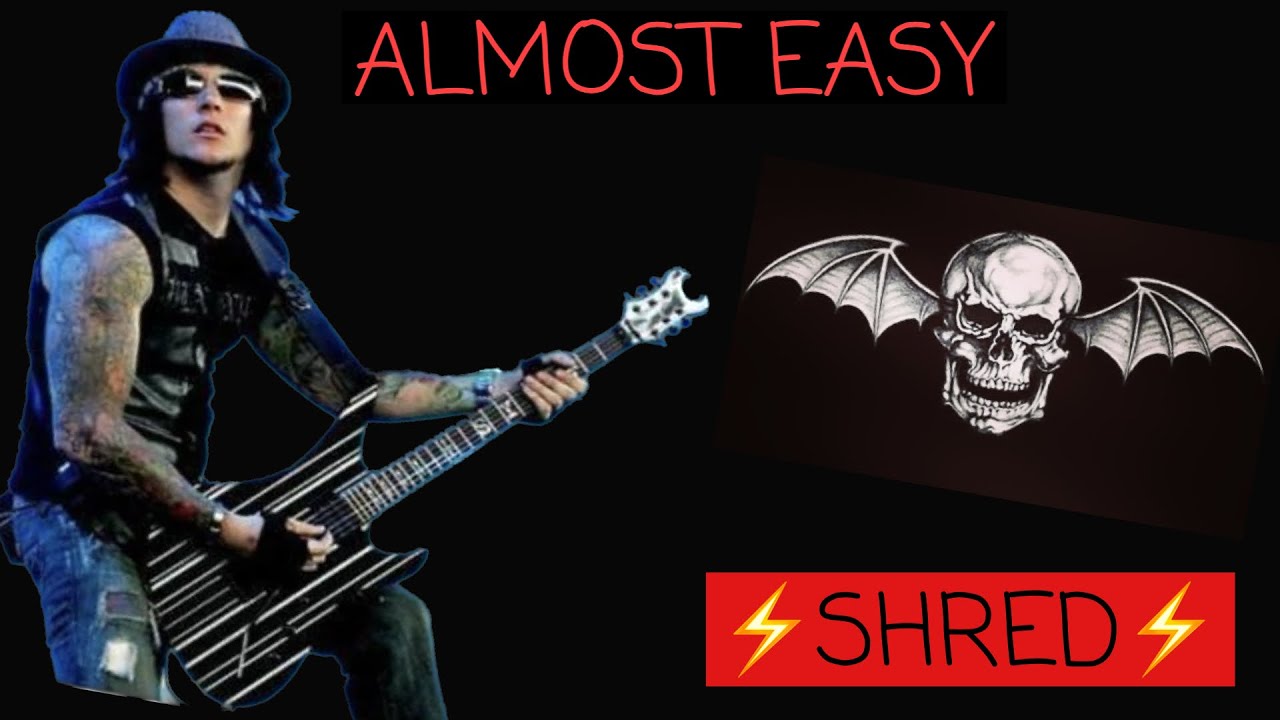 Almost Easy (Solo cover) @avengedsevenfold #synystergates - YouTube