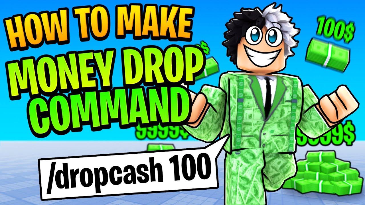 How to make money drop command | Roblox Studio - YouTube