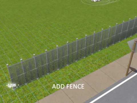 SIMS 3:PROTECTION FENCE - YouTube