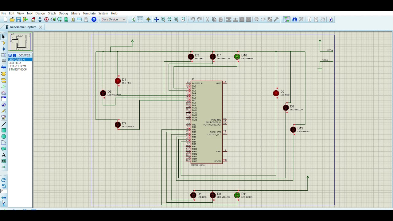 New Project 1 Proteus 8 Professional Schematic Capture 2021 09 12 09 38 ...