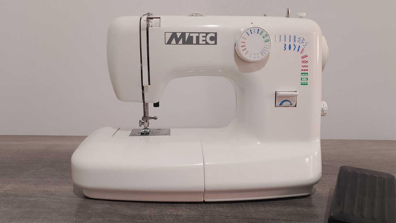 machine à coudre mtec 270b15w - YouTube