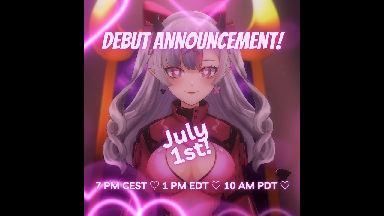Evelynnde Vtuber Debut Announcement Youtube