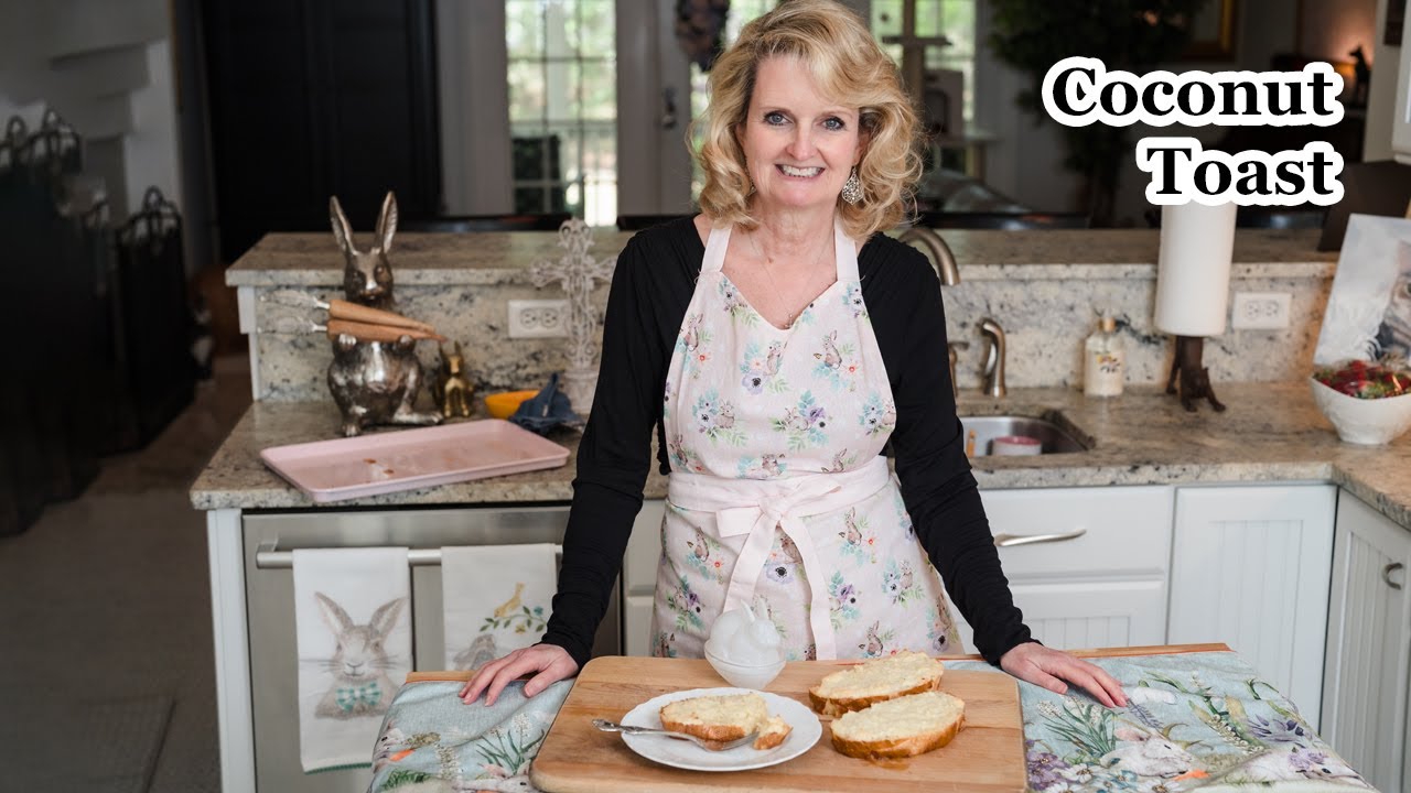 Recipe for Debbi Covington's Famous Coconut Toast - YouTube
