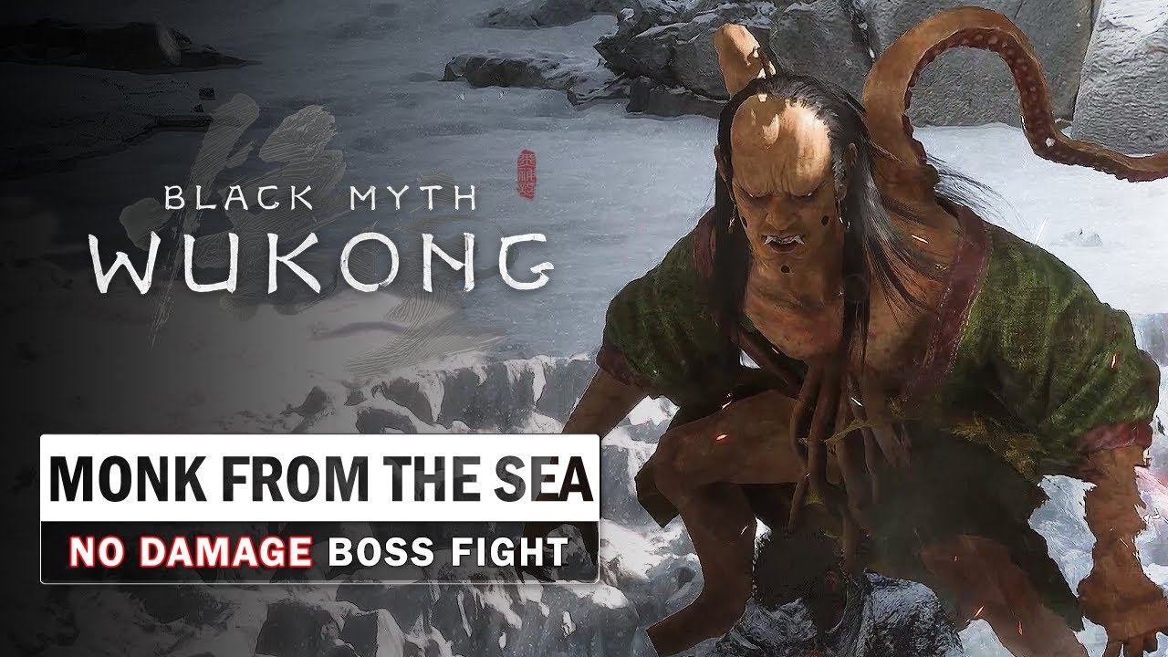 Black Myth Wukong - Monk from the Sea Boss Fight (No Damage Taken ...