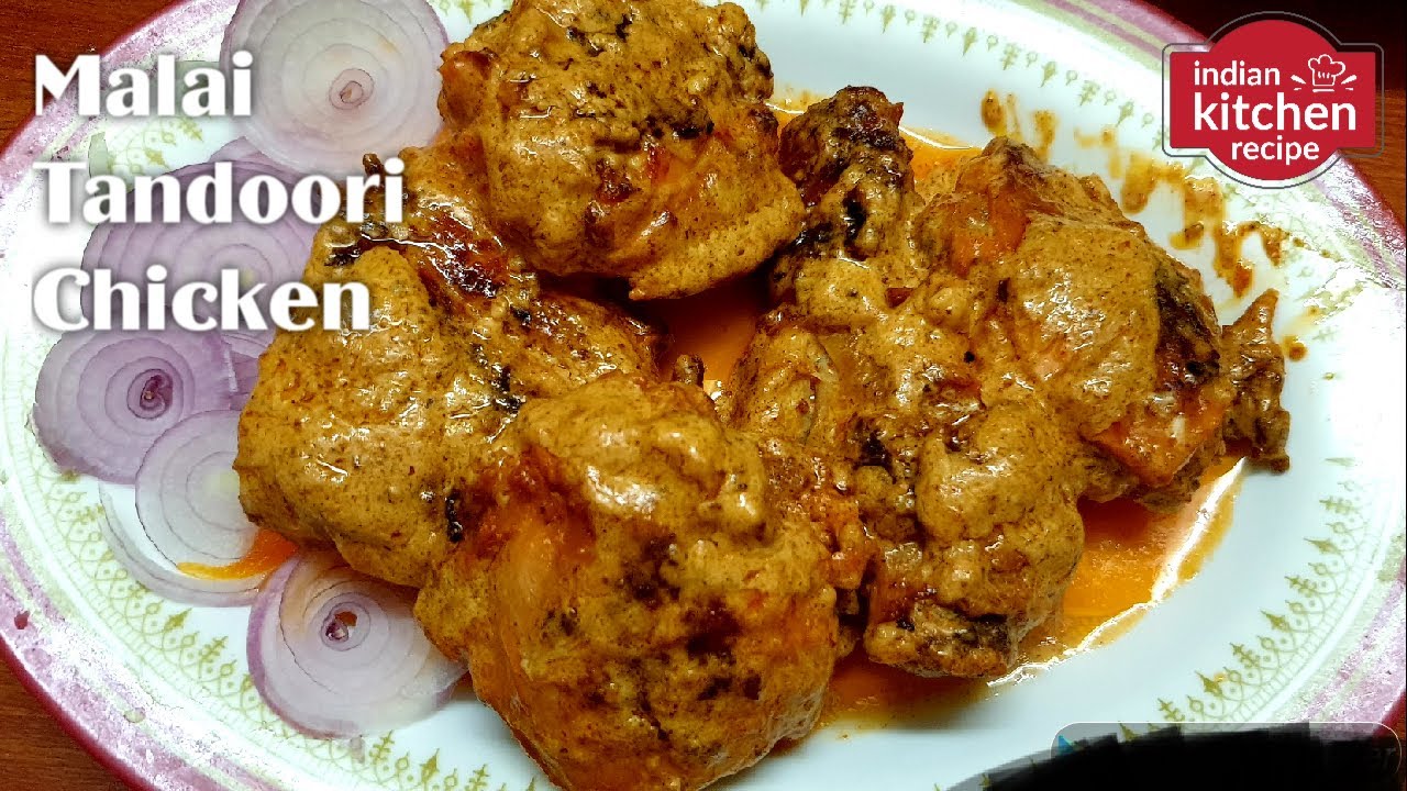 Delhi Ka Famous Malai Tandoori Chicken | Creamy Chicken Starter Recipe ...