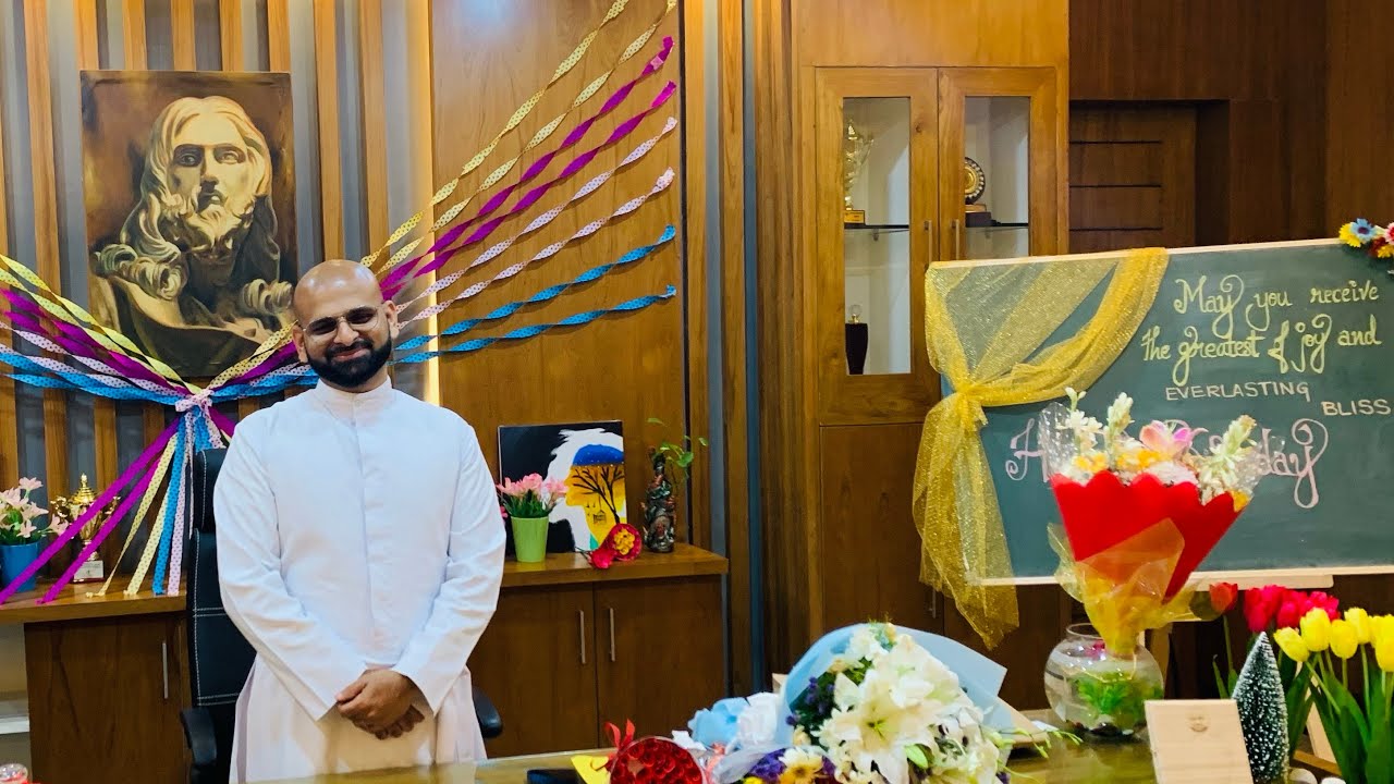 Happiest Birthday Fr. Lebin, #cajc #christacademy - YouTube