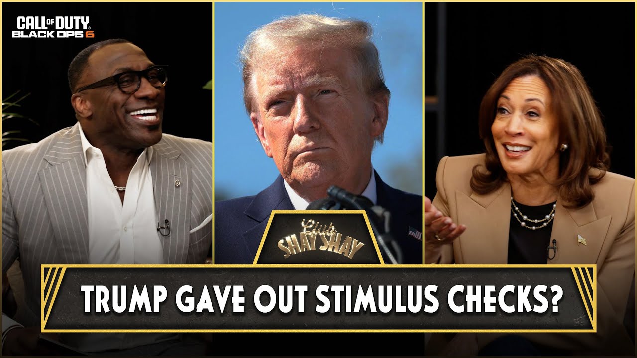 Donald Trump Gave Out Stimulus Checks? Fact Check With Kamala Harris ...