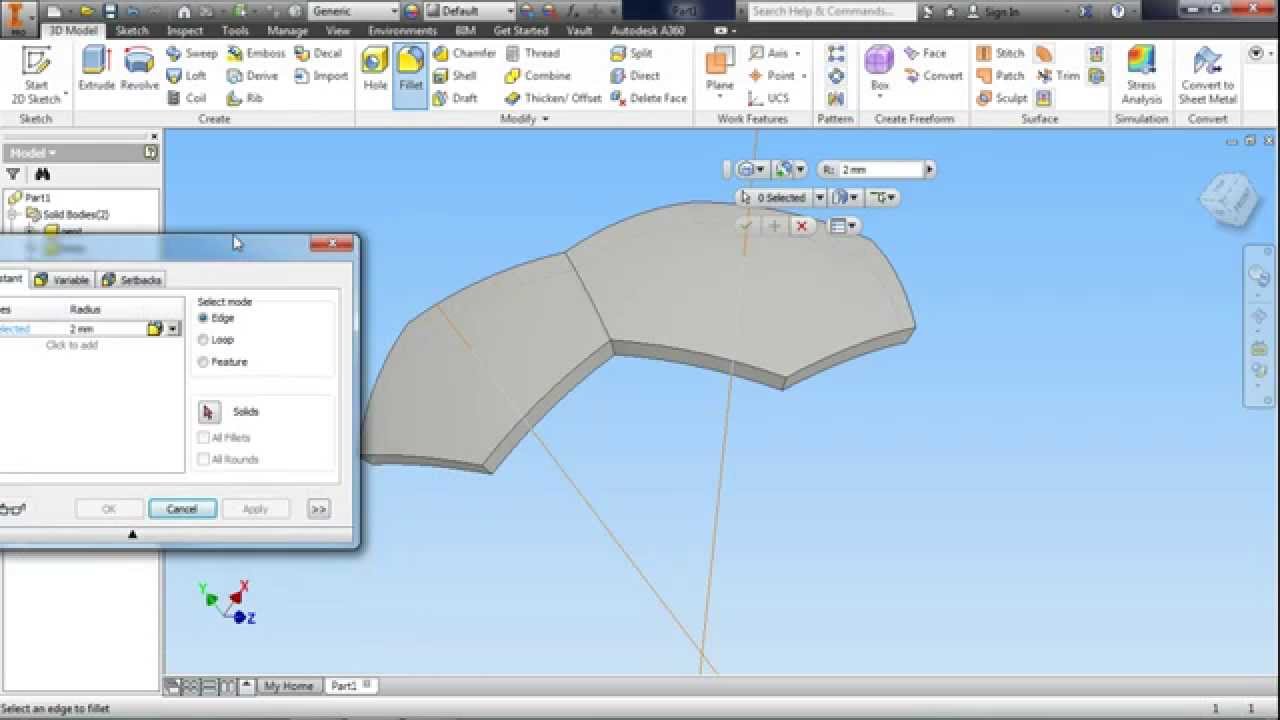 Modeling a Soccer Ball in Autodesk Inventor (Vid 1) - YouTube