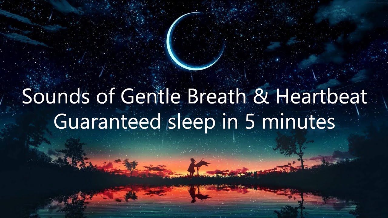 10 Hours of Deep Breathing and Heartbeat Sounds (White Noise ...