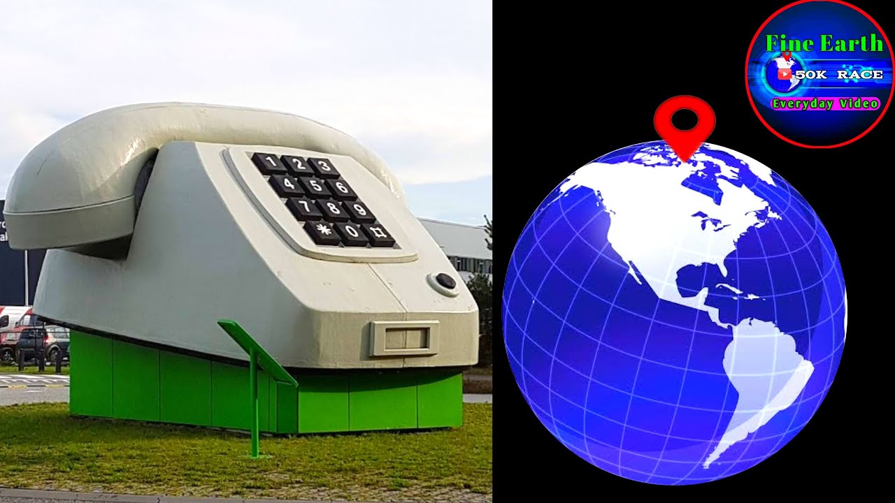 OMG ! Giant Telephone ☎️ found on Google Earth! - YouTube
