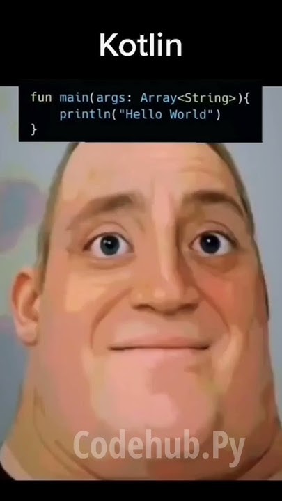 Hello World Program Different Languages Python Pythonprogramming Kotlin C Youtube